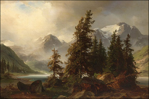 Friedrich Preller de Oudere (1804-1878) Duitse kunstenaar